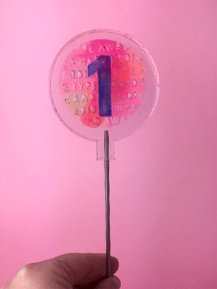 Trophies/2019 Edible Type Awards | EXPERIMENTAL TYPOGRAPHY