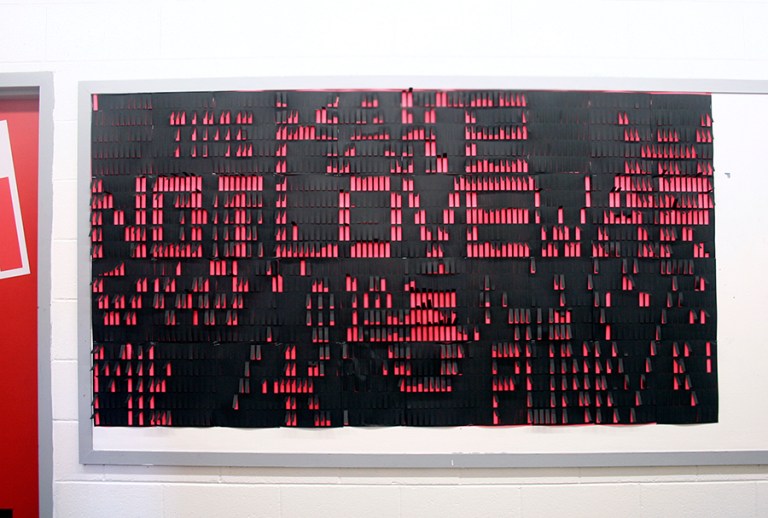 Tab Installation | EXPERIMENTAL TYPOGRAPHY